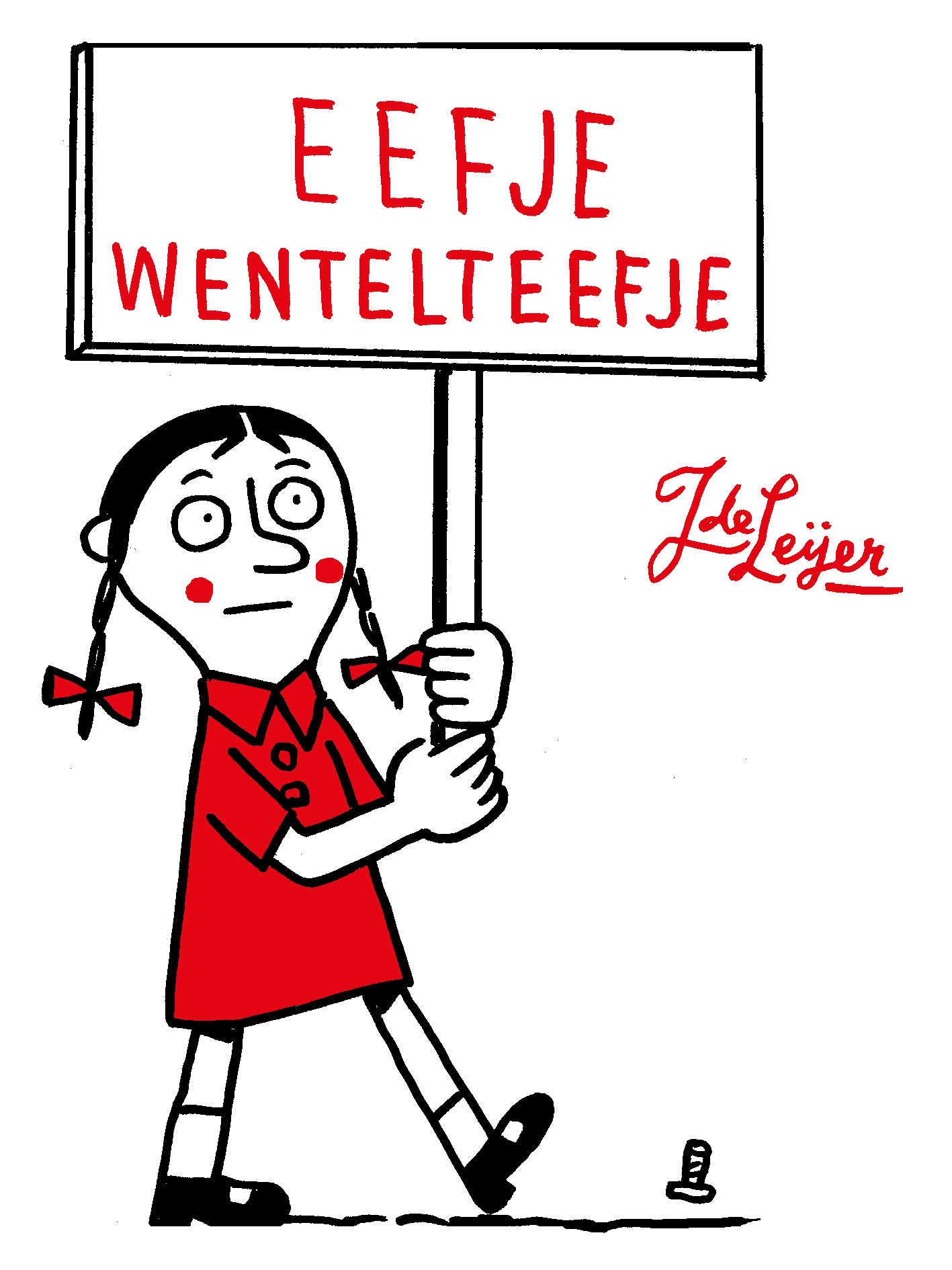 Eefje demonstreert - Univers magazine