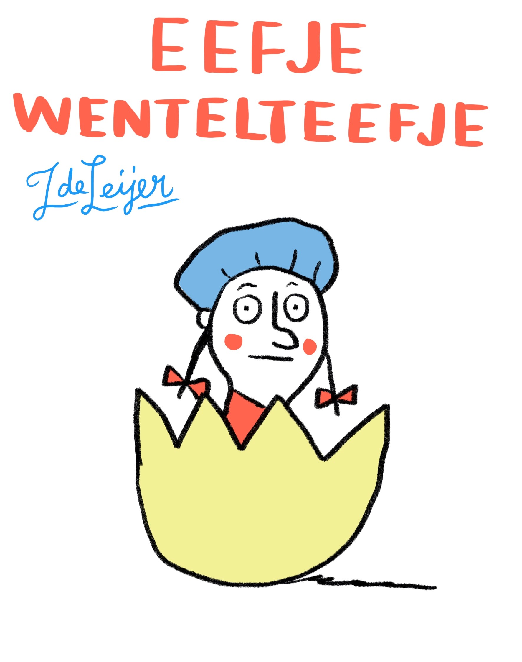 Eefje bekijkt een ei van dichtbij - Univers magazine