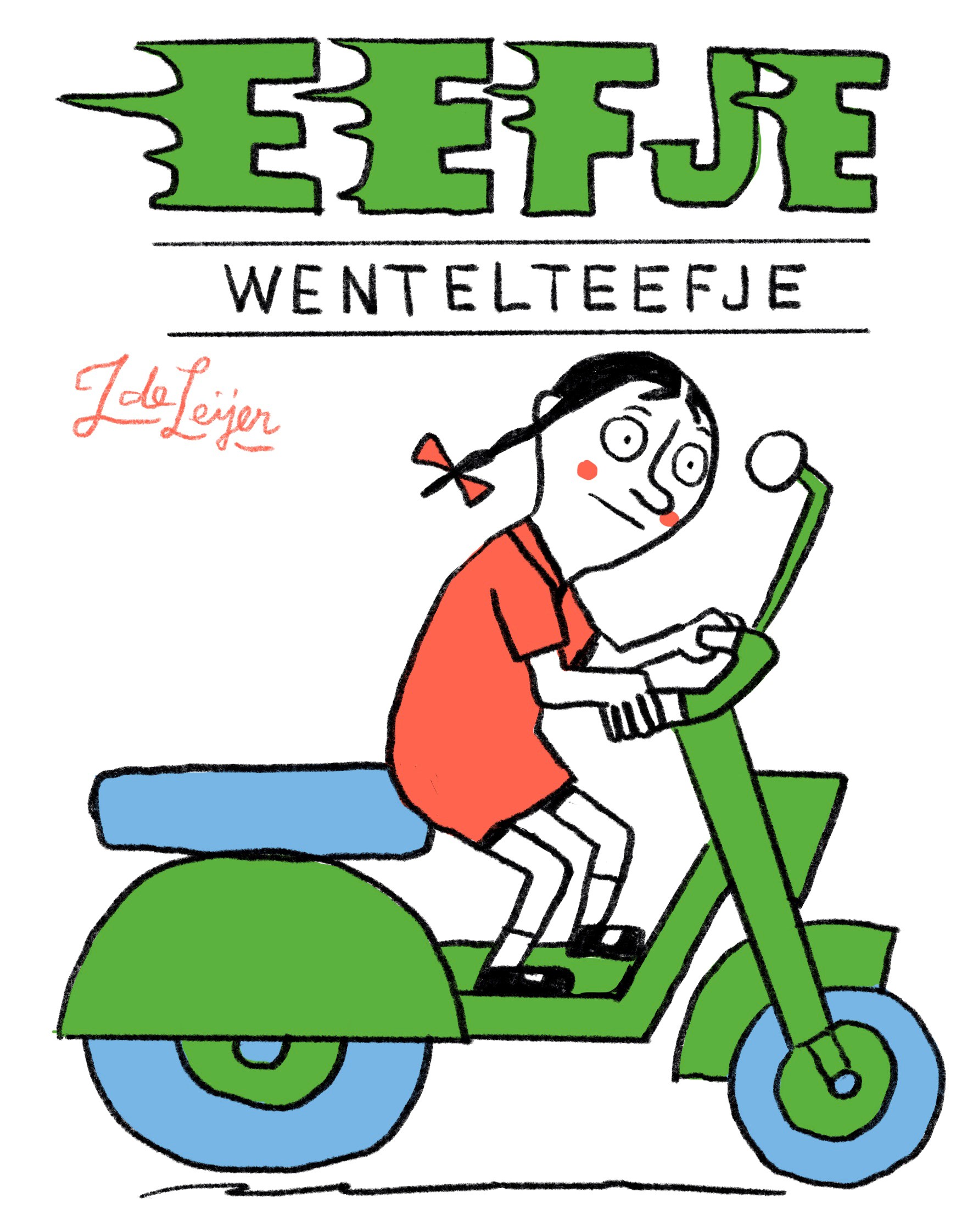 Eefje moet haar scooter parkeren - Univers magazine