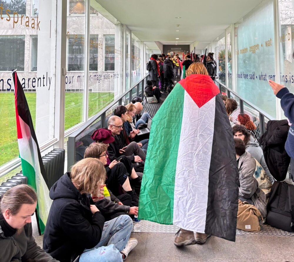 Palestine Solidarity Tilburg Occupies Corridor Leading to Cobbenhagen ...