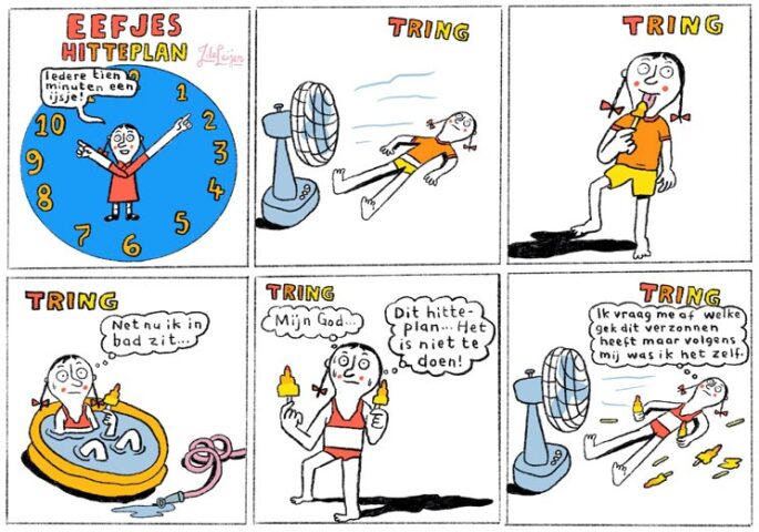 Eefje volgt het hitteplan - Univers magazine